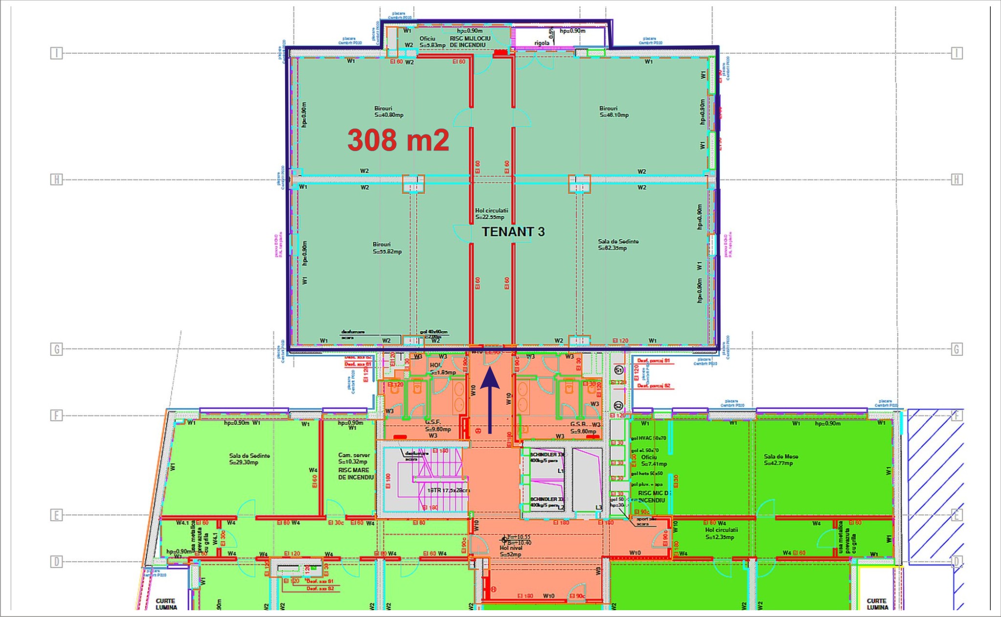 Închiriere birouri în Eminescu Office, clădire de clasa A