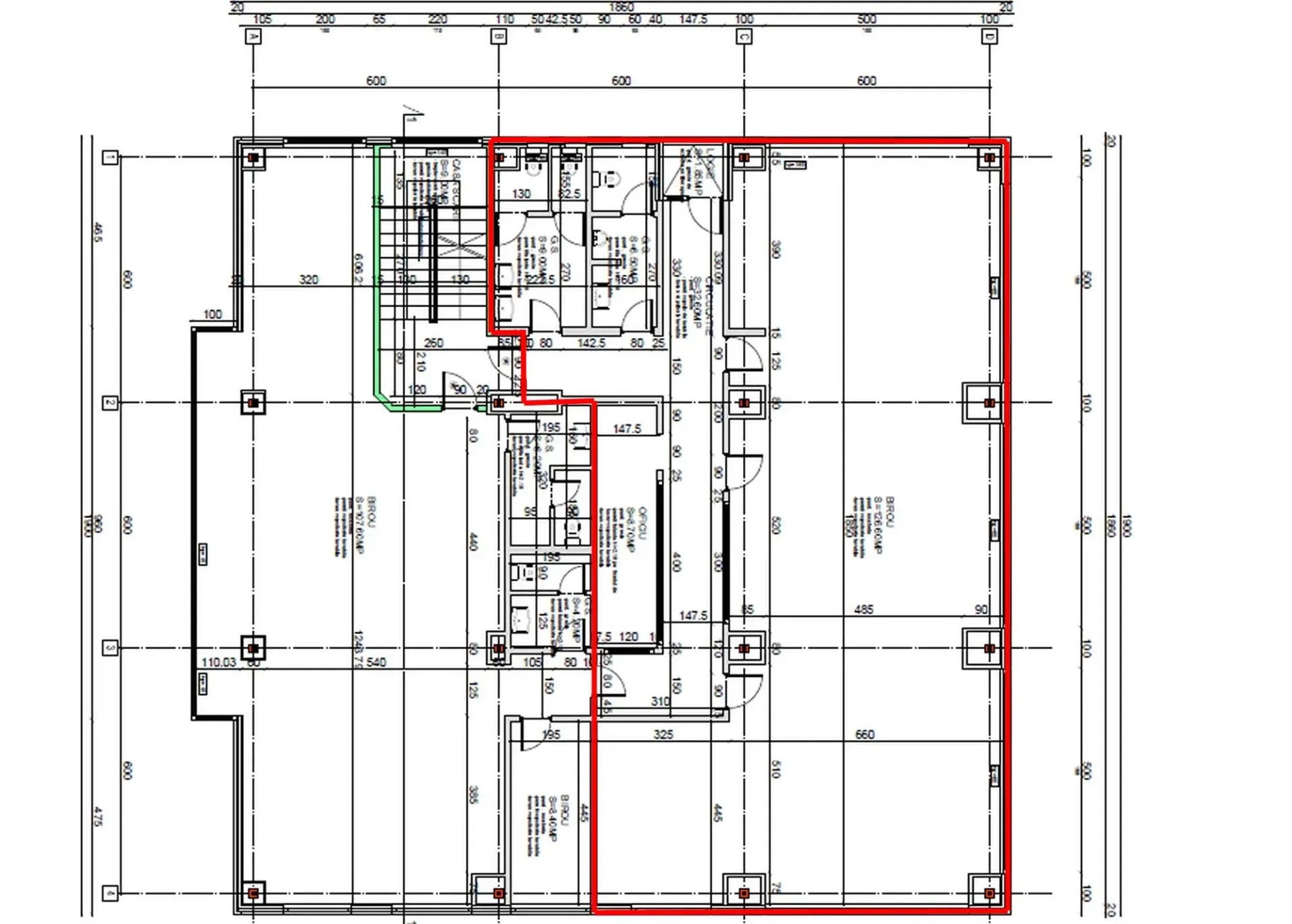Spatii birouri de inchiriat Miral Building