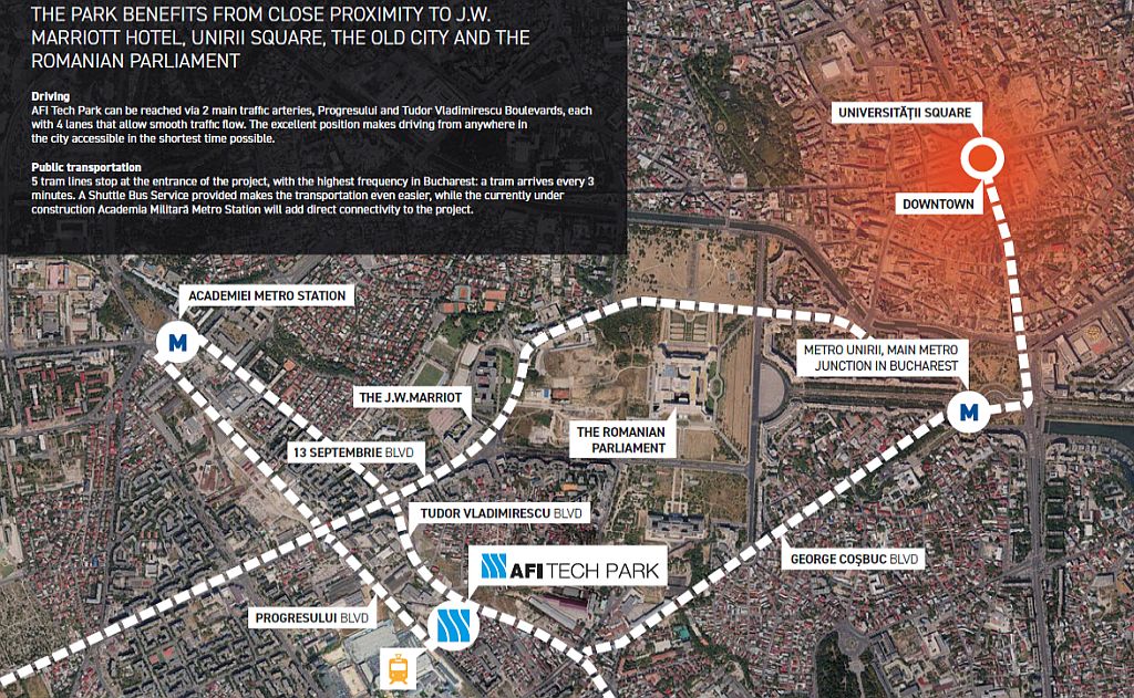 Office space to let in AFI TECH PARK, Bucharest